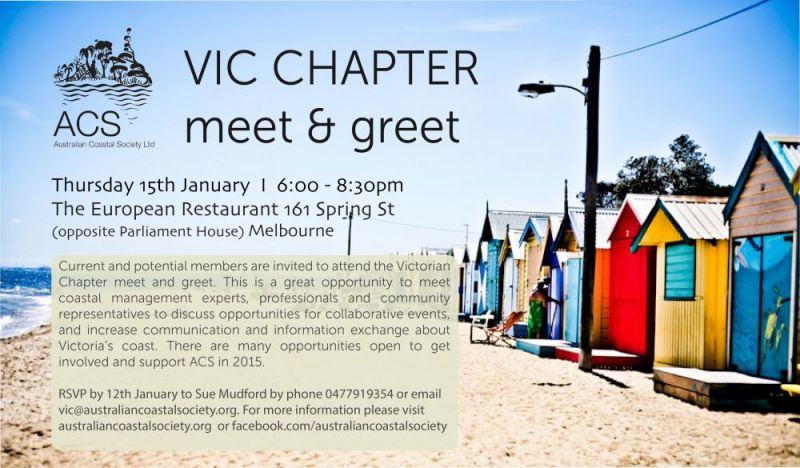 ACS VIC Chapter Meet & Greet | Australian Coastal Society